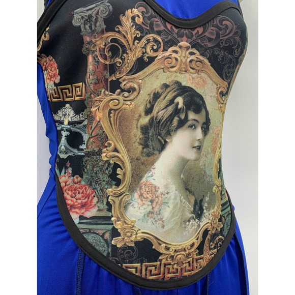 K Too | Pants & Jumpsuits | K Too Womens Jumpsuit Medium Royal Blue ...